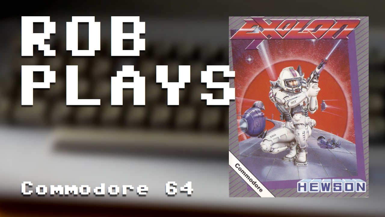 "Exolon" on Commodore 64 (Real Hardware) - YouTube