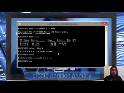 Como formatar o pendriver pelo CMD - YouTube