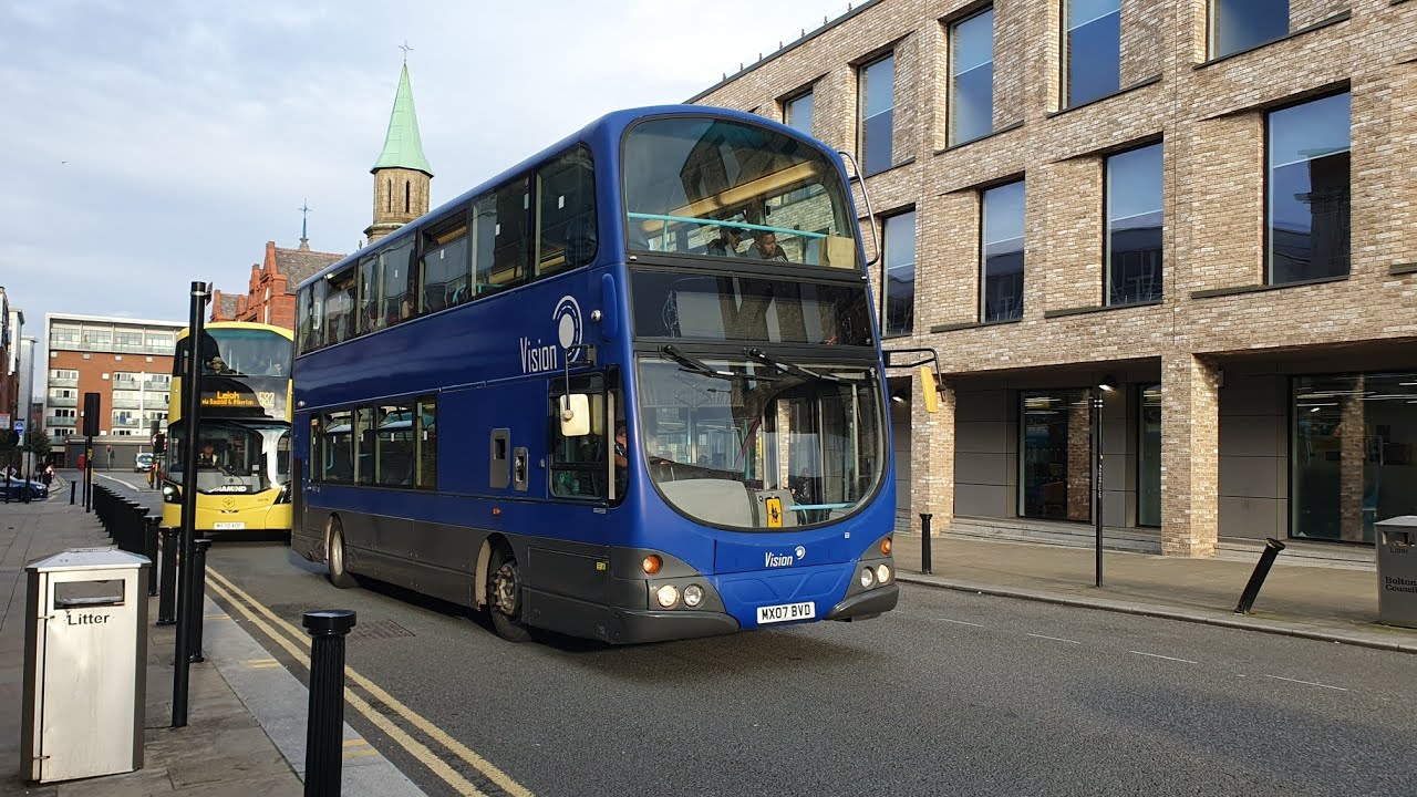 Vision Bus Volvo B9TL/Wright Eclipse Gemini MX07BVD - Route 574 - YouTube