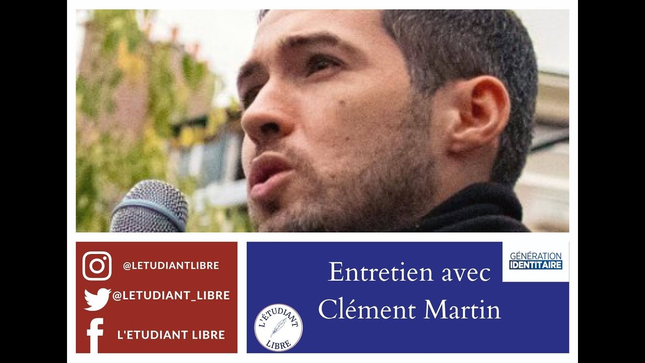 Clément MARTIN : Génération Identitaire : Live Instagram - YouTube