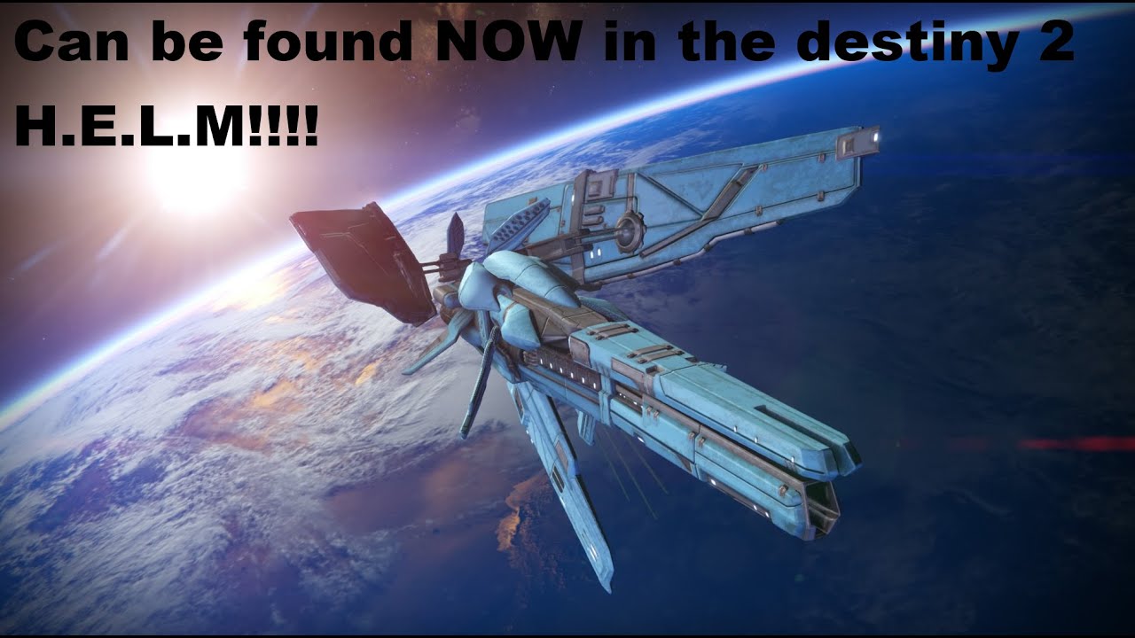 Destiny 1 Awoken ship in H.E.L.M - YouTube