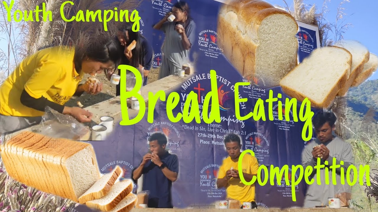 Youth Camping..... Bread Eating Competition @Avochizovlog - YouTube