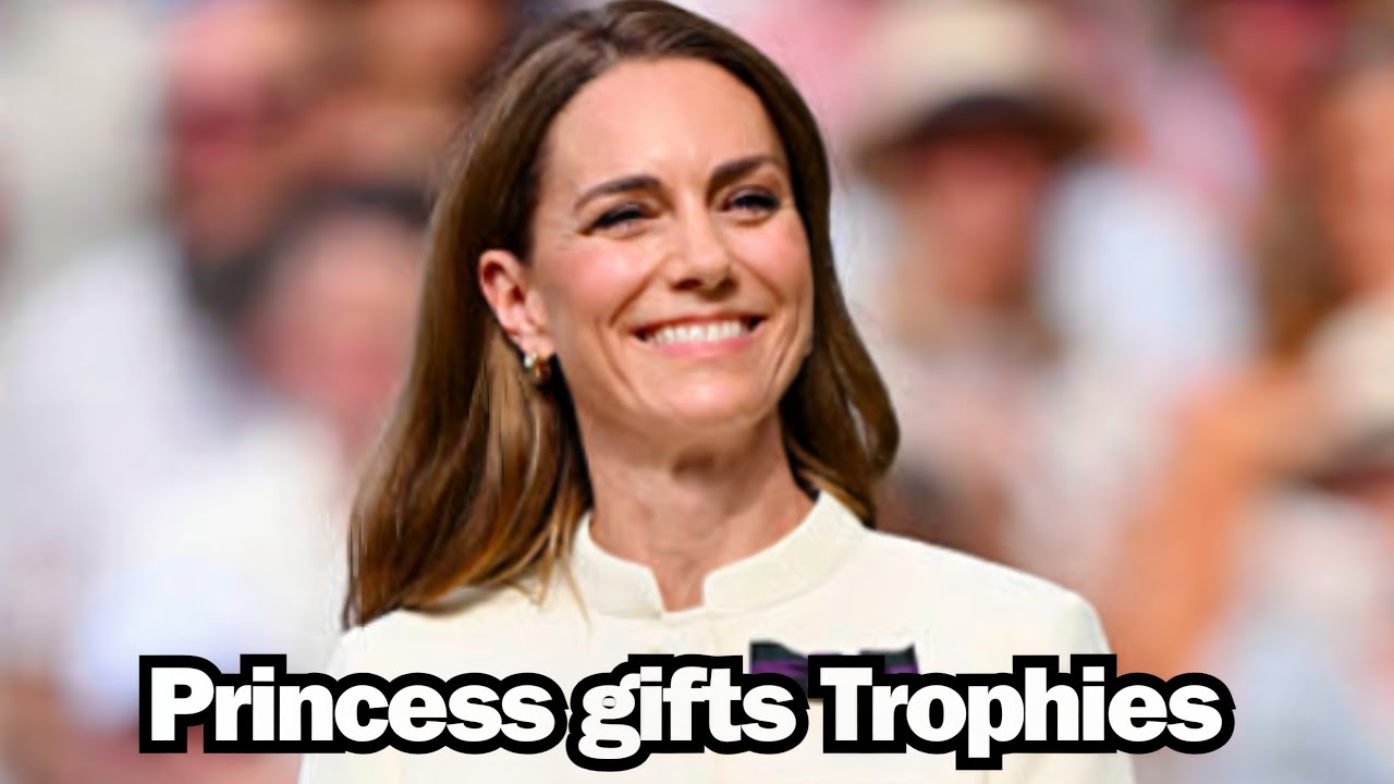 The Princess of Wales takes the CENTRE STAGE as she gifts Trophies at ...
