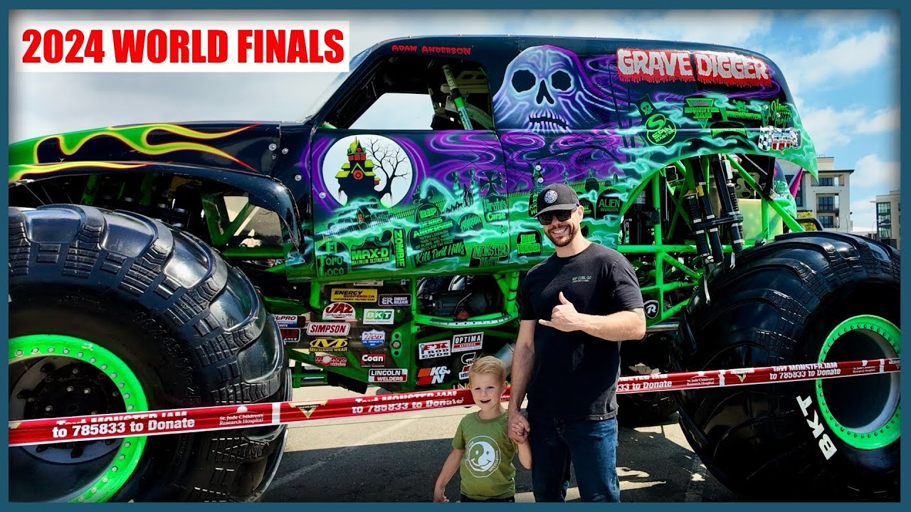 Monster Jam 2024 World Finals Pit Party and Highlights - YouTube