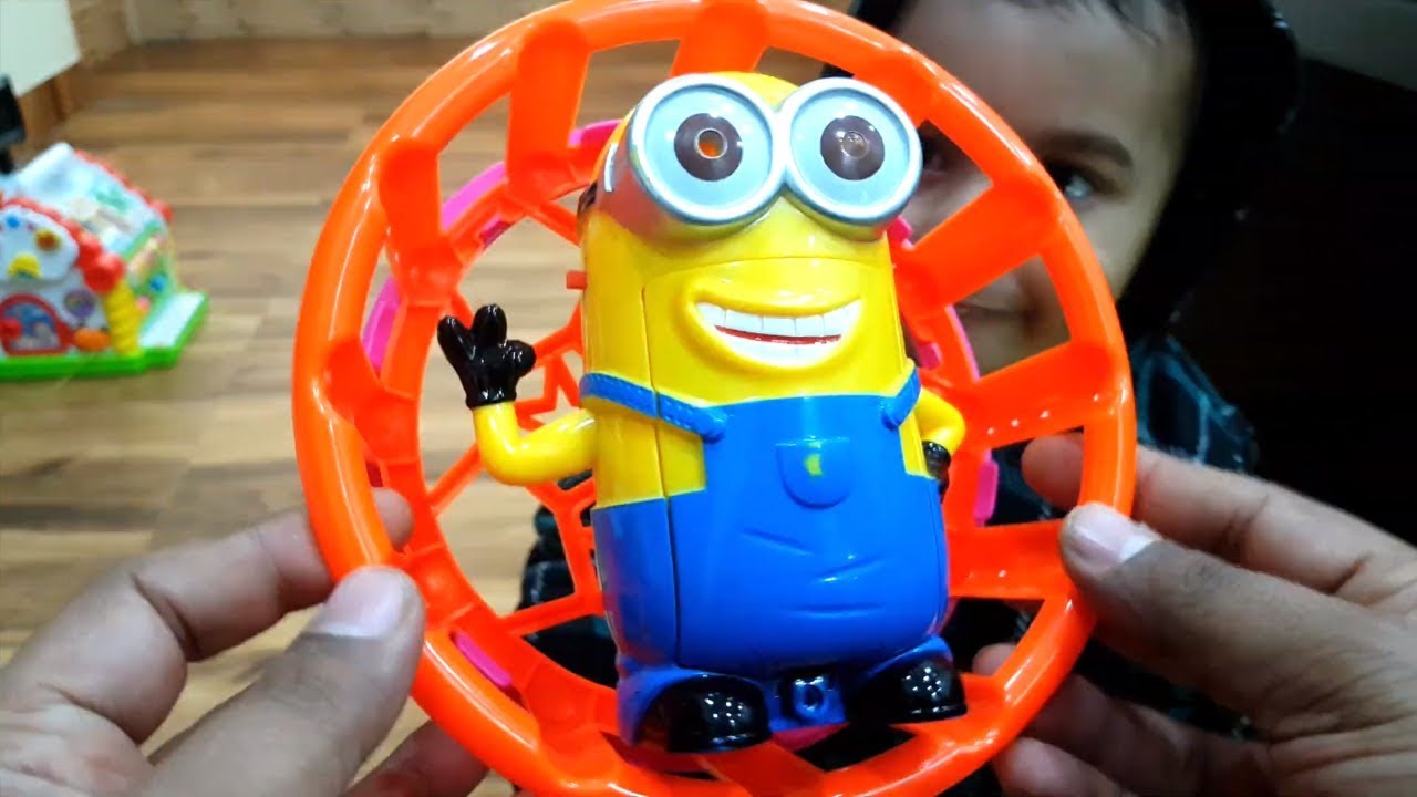 Unboxing Minions Dance Toy for Kids, Rotating Tumbling & Walking in ...
