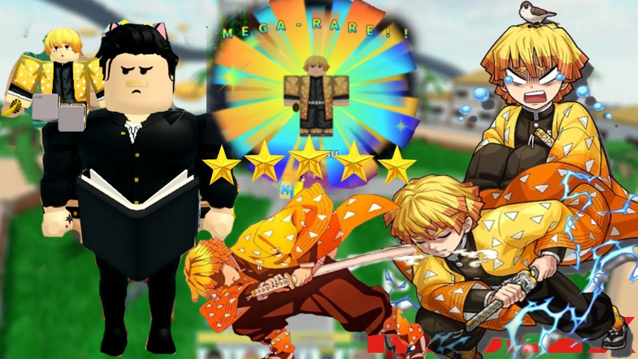 Roblox-Siêu Phẩm Zenitsu 5 sao đánh cực nhanh và Sức Mạnh Dame Khủng ...