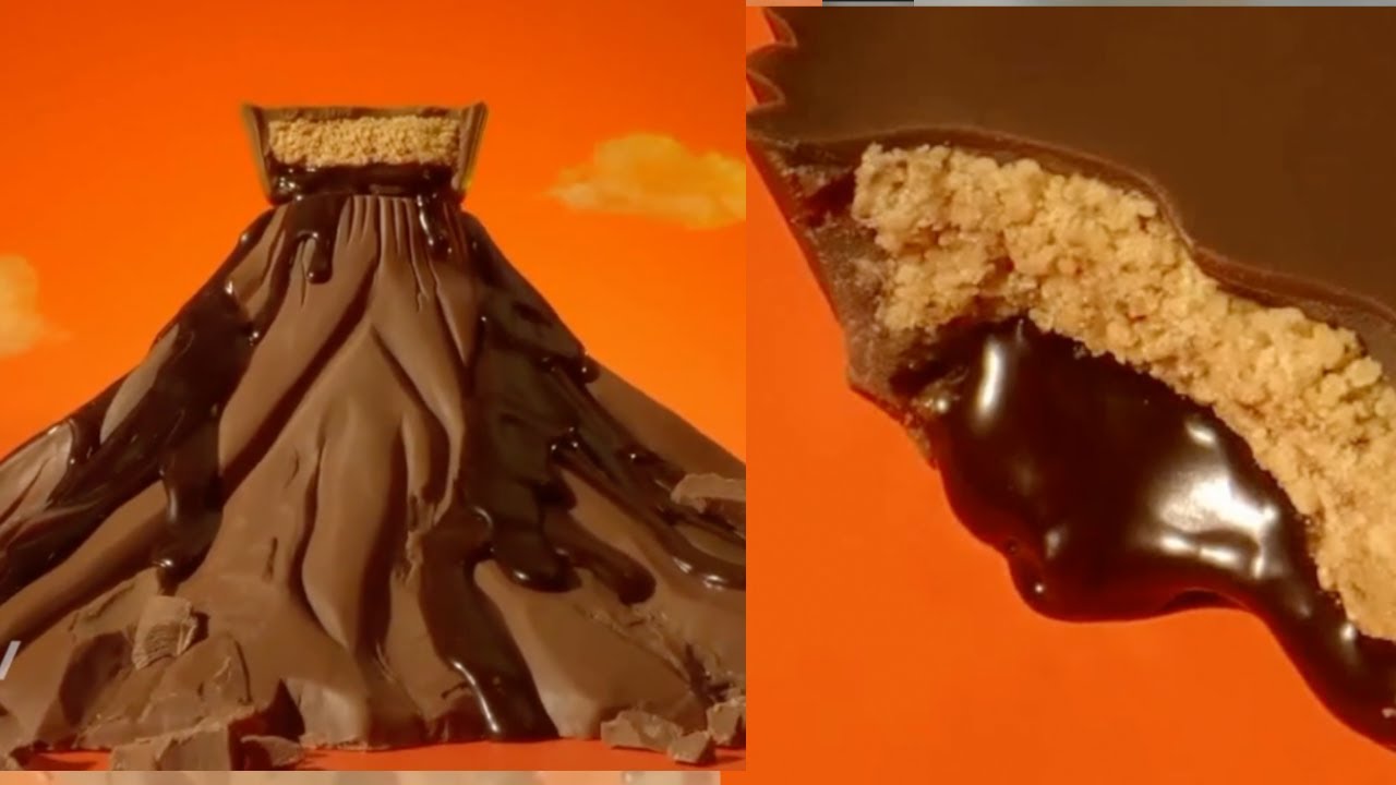 Reese's Commercial 2024 Volcano Reese's Chocolate Lava Big Cup Ad ...
