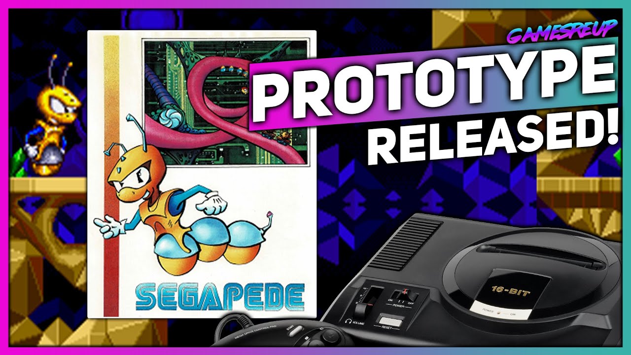 SEGEPEDE | SEGA MEGA DRIVE GAME PROTOTYPE RELEASED! - YouTube