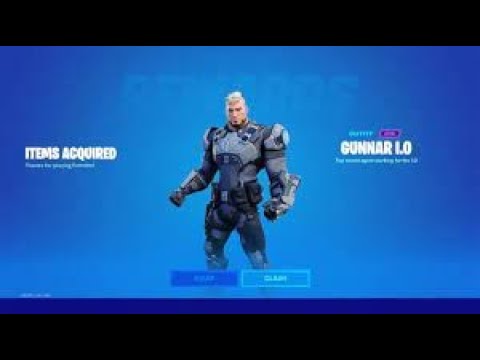 Fortnite Gunnar Skin Gamplay - YouTube