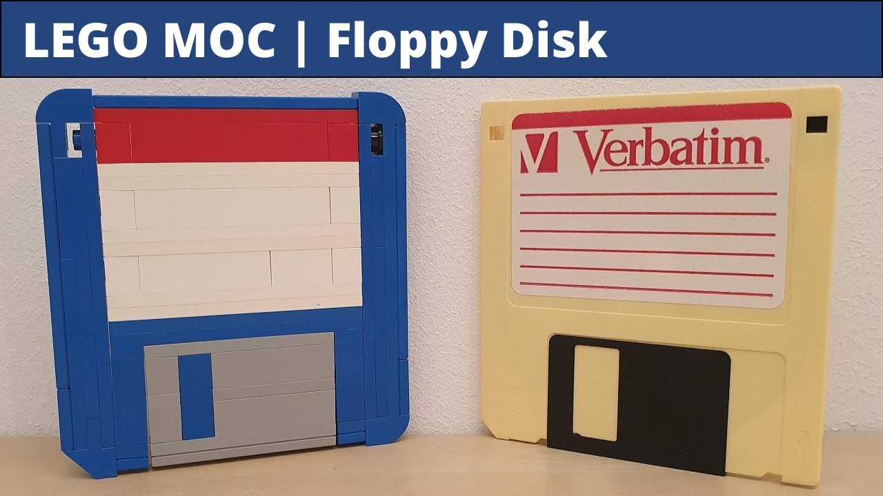 LEGO MOC Floppy Disk #LoveBricks - YouTube