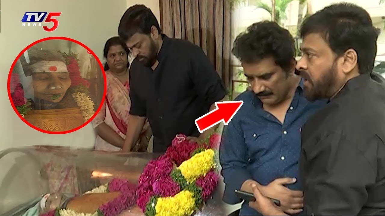 Chiranjeevi Condolences to Rao Ramesh on his Mother's Death | TV5 News ...