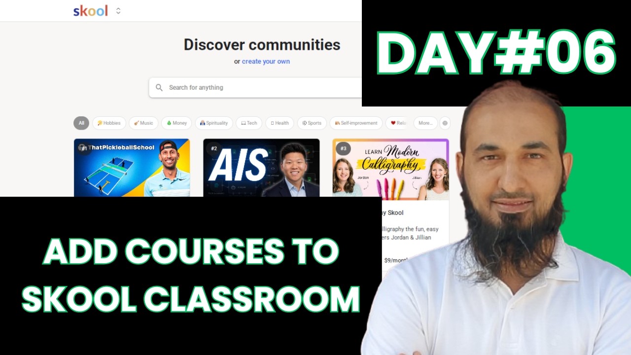 How to Add Courses to Skool Classroom - YouTube