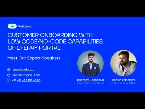 Customer Onboarding With Low Code/No Code Capabilities of Liferay ...