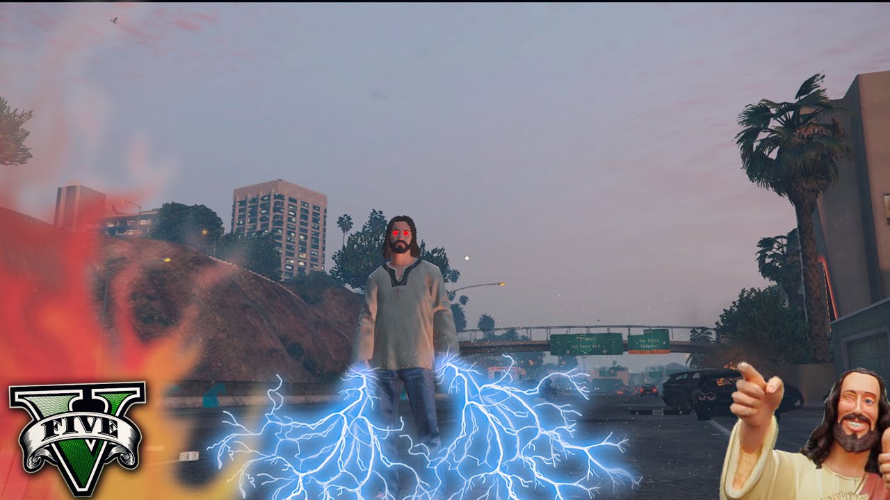 JESUCRISTO EN GRAND THEFT AUTO 5 | MODS GTA V | - YouTube