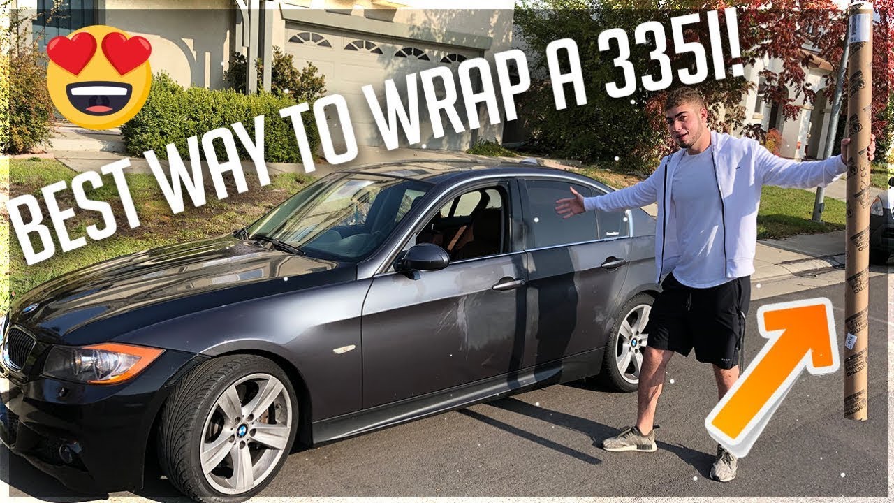 THE 335I TWO FACE WRAP BEGINS! (PART. 1) - YouTube