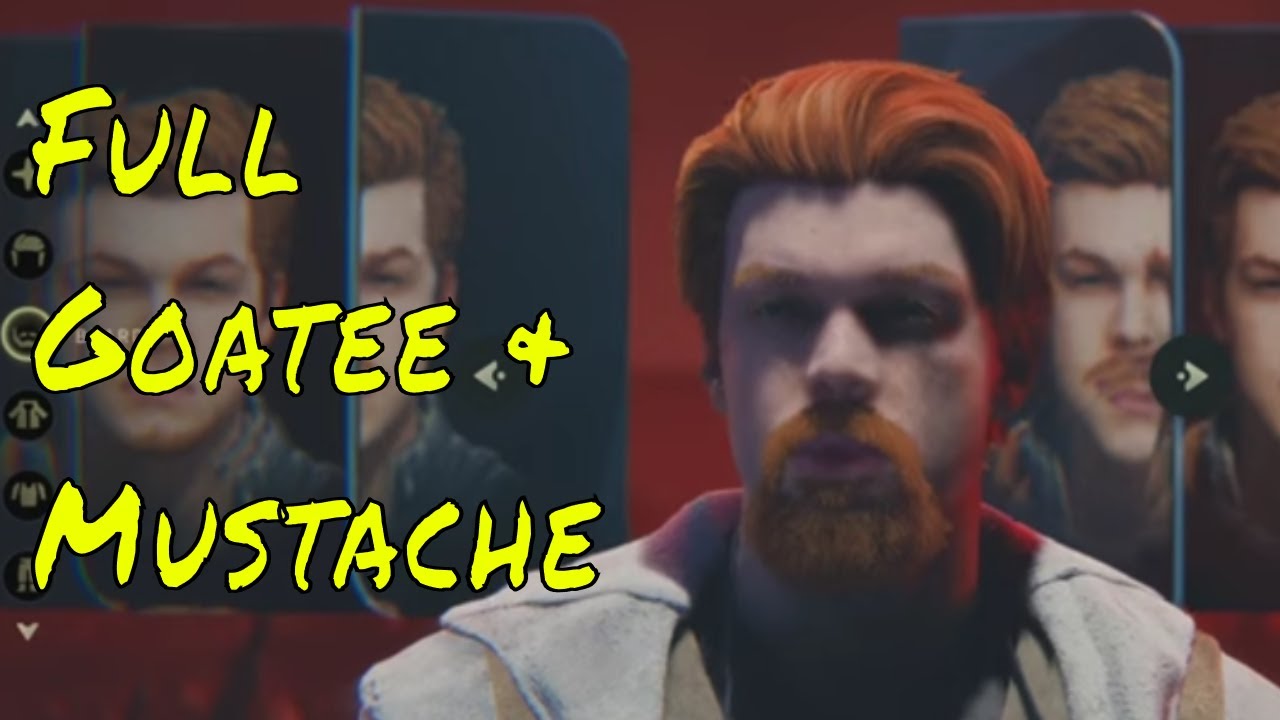 Full Goatee and Mustache Beard Style Location | Star Wars Jedi Survivor ...
