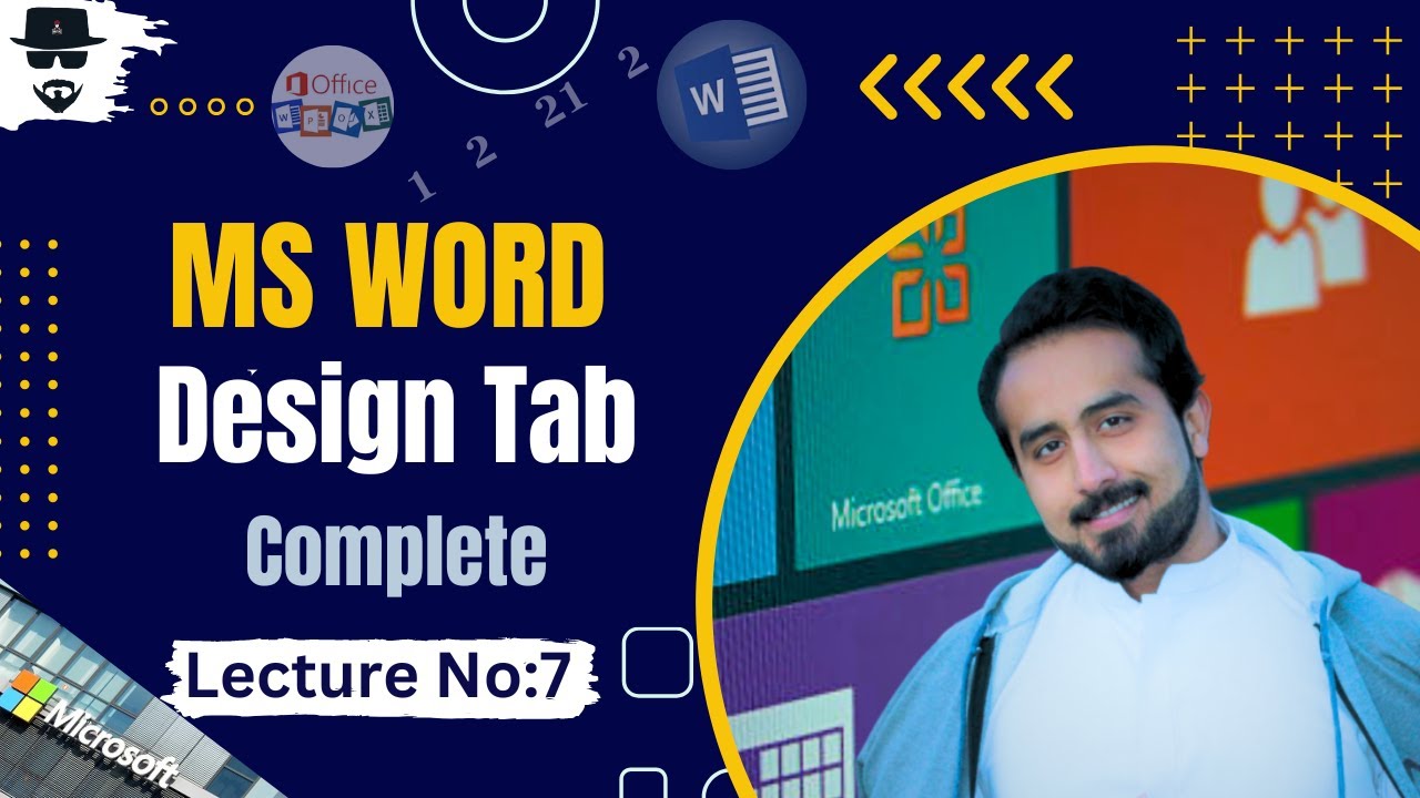 How to use Design Tab in MS Word | Complete MS Word Course in urdu ...