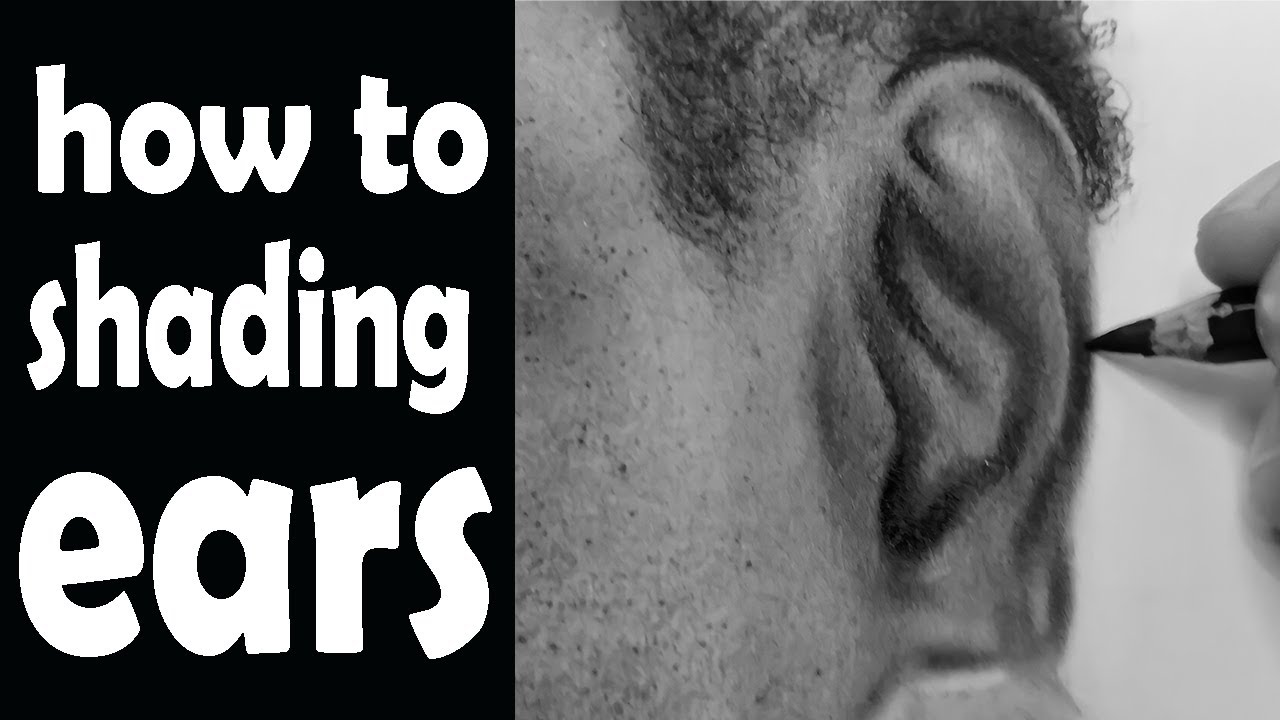 how to shading ears - YouTube