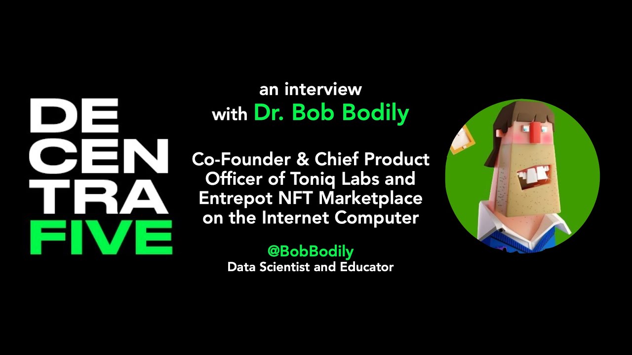 Dr. Bob Bodily, Co-Founder & Chief Product Officer of Toniq & Entrepot ...