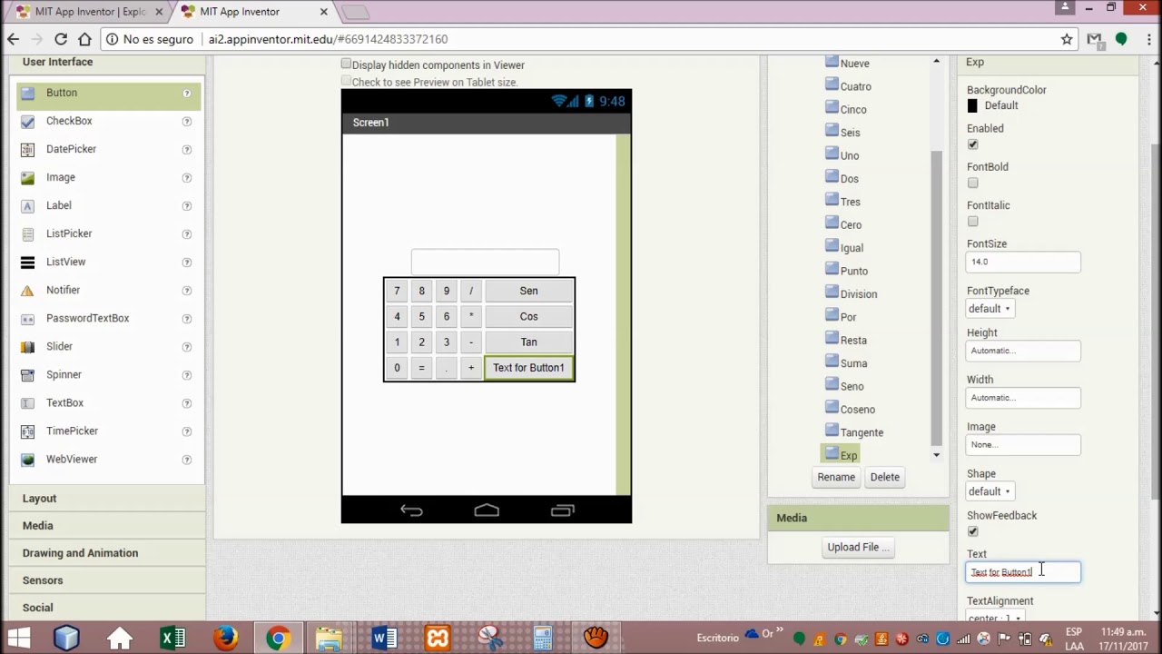 TIC2:CREANDO UNA CALCULADORA APP INVENTOR - YouTube