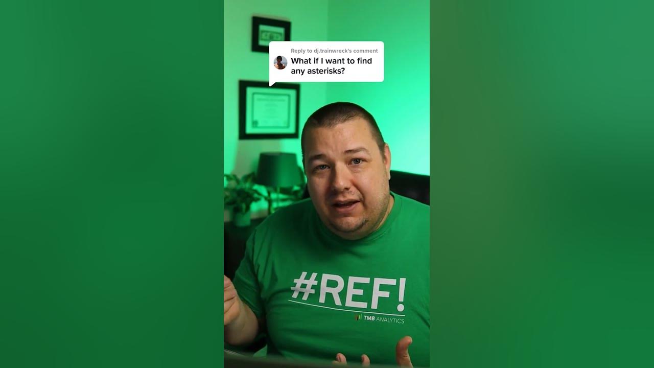 How Do You Find An Asterisk In Excel excel shorts YouTube how-do-you-find-an-asterisk-in-excel-excel-shorts-youtube