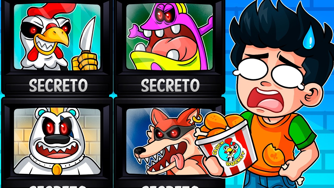 TODOS LOS SECRETOS DE CLUCKY'S EN ROBLOX 😨🍗 | ENCUENTRO LAS CINTAS ...
