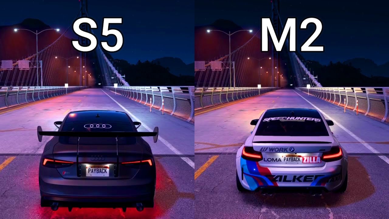 NFS Payback - Audi S5 vs BMW M2 - Drag Race - YouTube