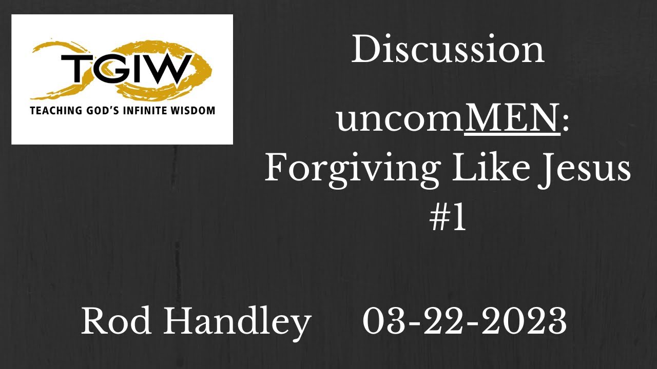 Discussion with Rod Handley March 21-22nd 2023 TGIW -- Lee's Summit ...