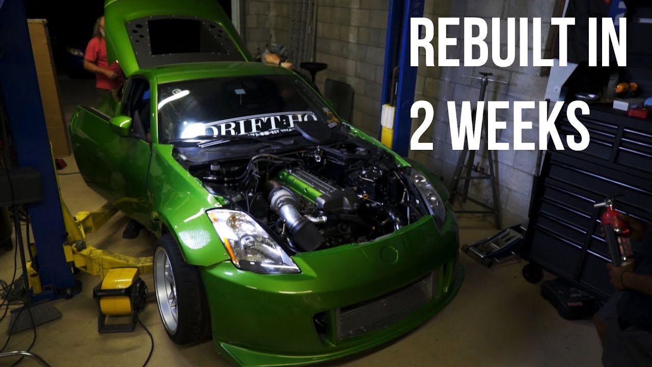 Rebuilt the 2JZ 350z in 2 Weeks - YouTube