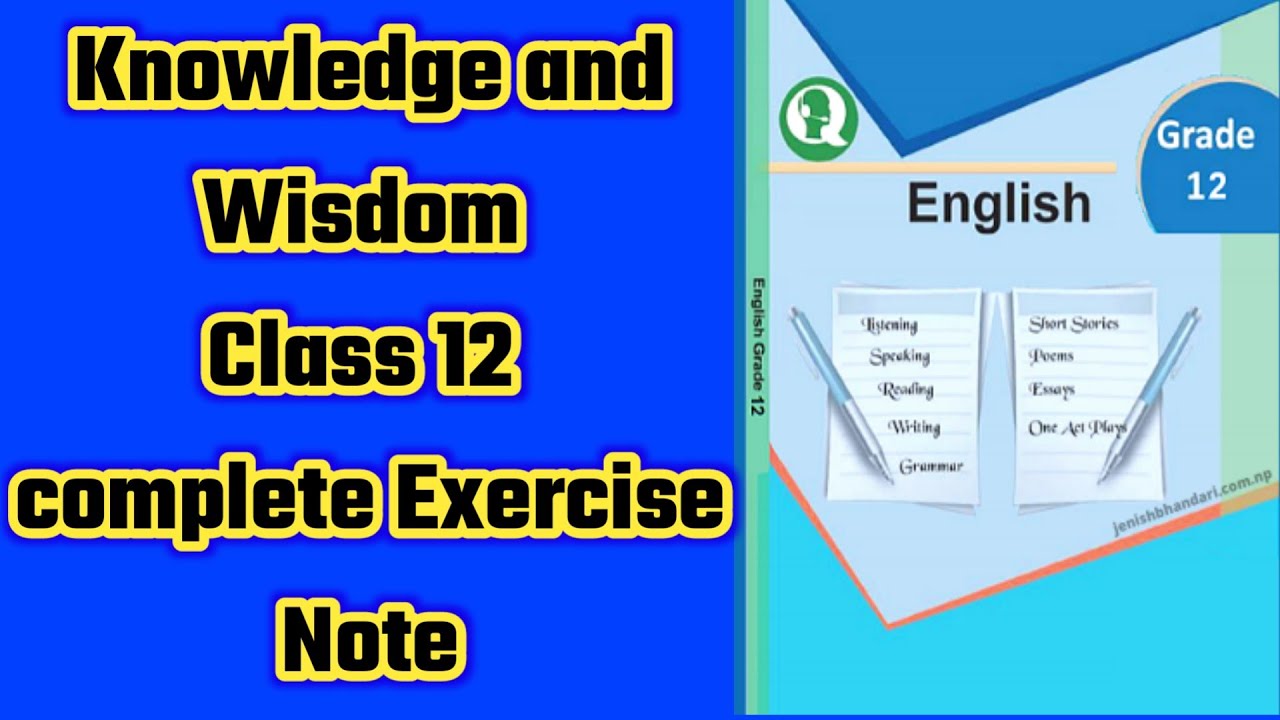 Knowledge and wisdom by Bertrand Russell essay class 12 all exercise ...