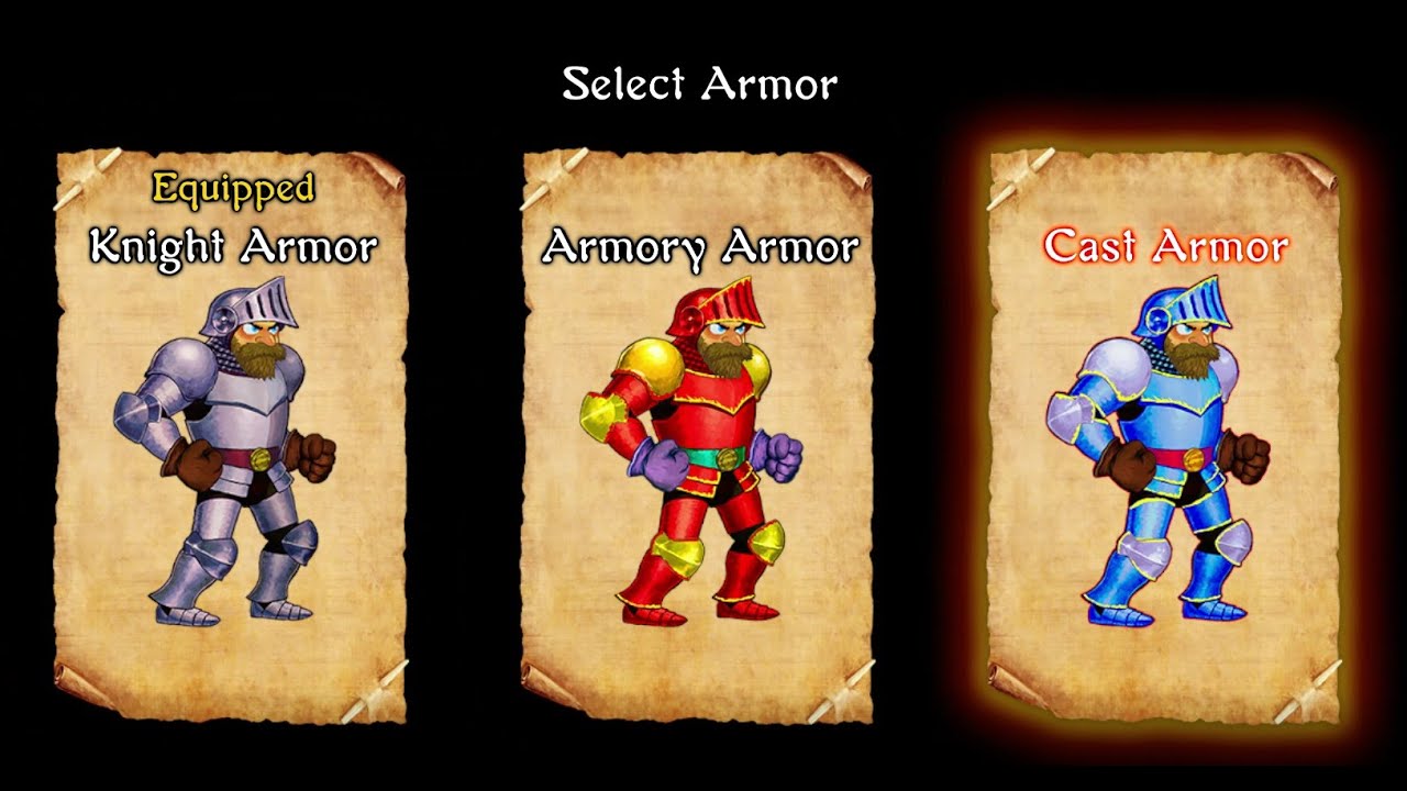 Arthur's Cast Armor - Ghosts n Goblins Resurrection - YouTube