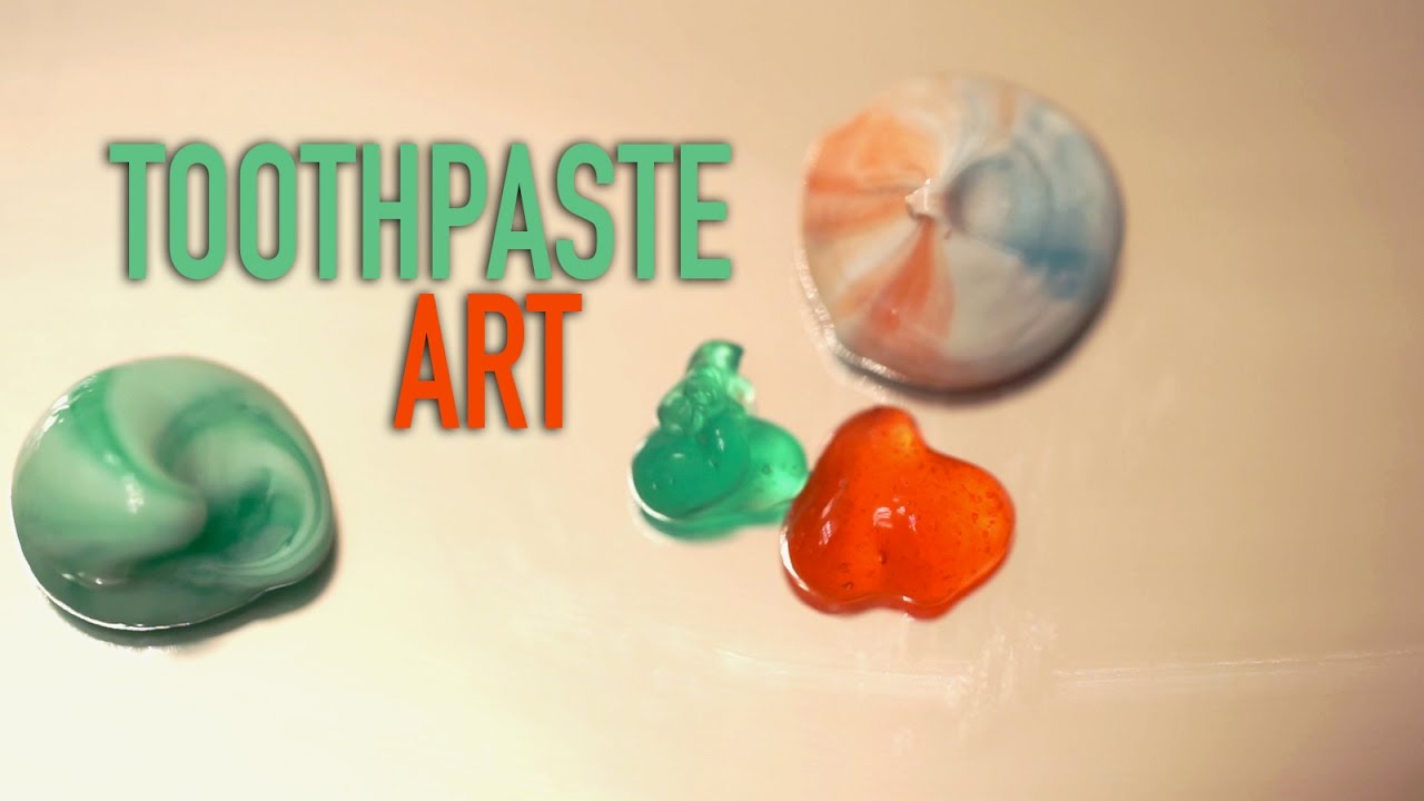 Cool Earth Toothpaste Art - YouTube