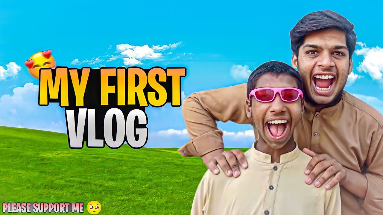 My First Vlog - My First Youtube Video In 2023 || Faizan & Abdullah ...