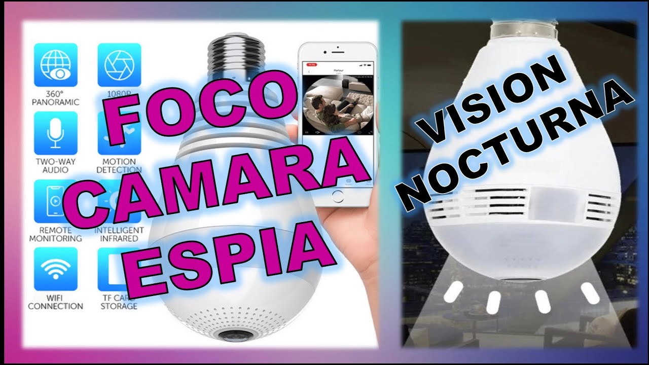 Como instalar un foco cámara V380 pro - YouTube