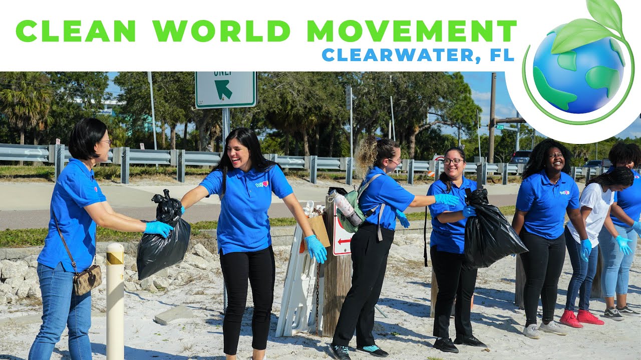 Volunteers Start the New Year With a Florida Beach Cleanup - YouTube