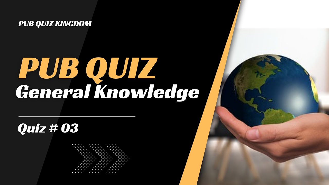 Virtual Pub Quiz – General Knowledge Quiz #3 - 2023 - YouTube