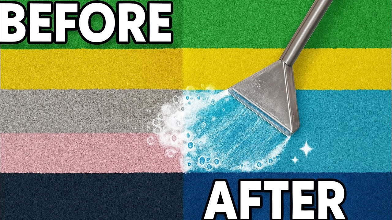 "Extreme Carpet Cleaning Transformation | Satisfying Deep Clean Before ...