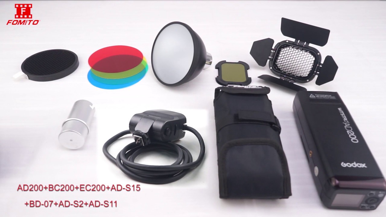 Godox AD200 Kit with free Fomito BS200 Portable pouch(Buy 1 get 1 free ...