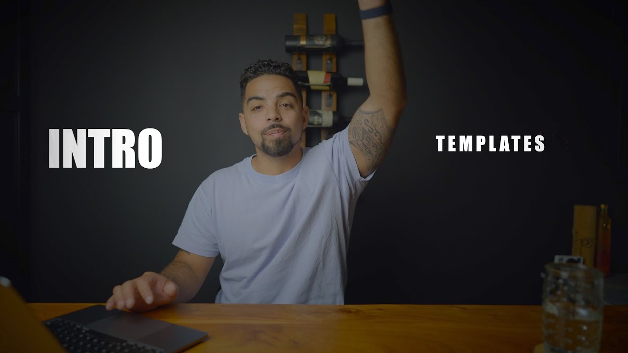 How to make a INTRO using TEMPLATES - YouTube
