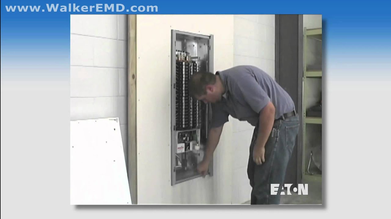 Eaton Cutler-Hammer EZ Trim Panelboard demo - YouTube