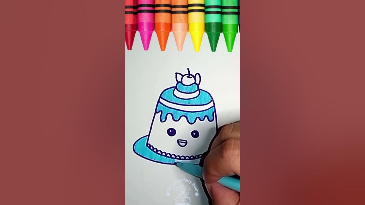 how to draw a cute pudding easy | Drawing Tutorial Art #shorts - YouTube