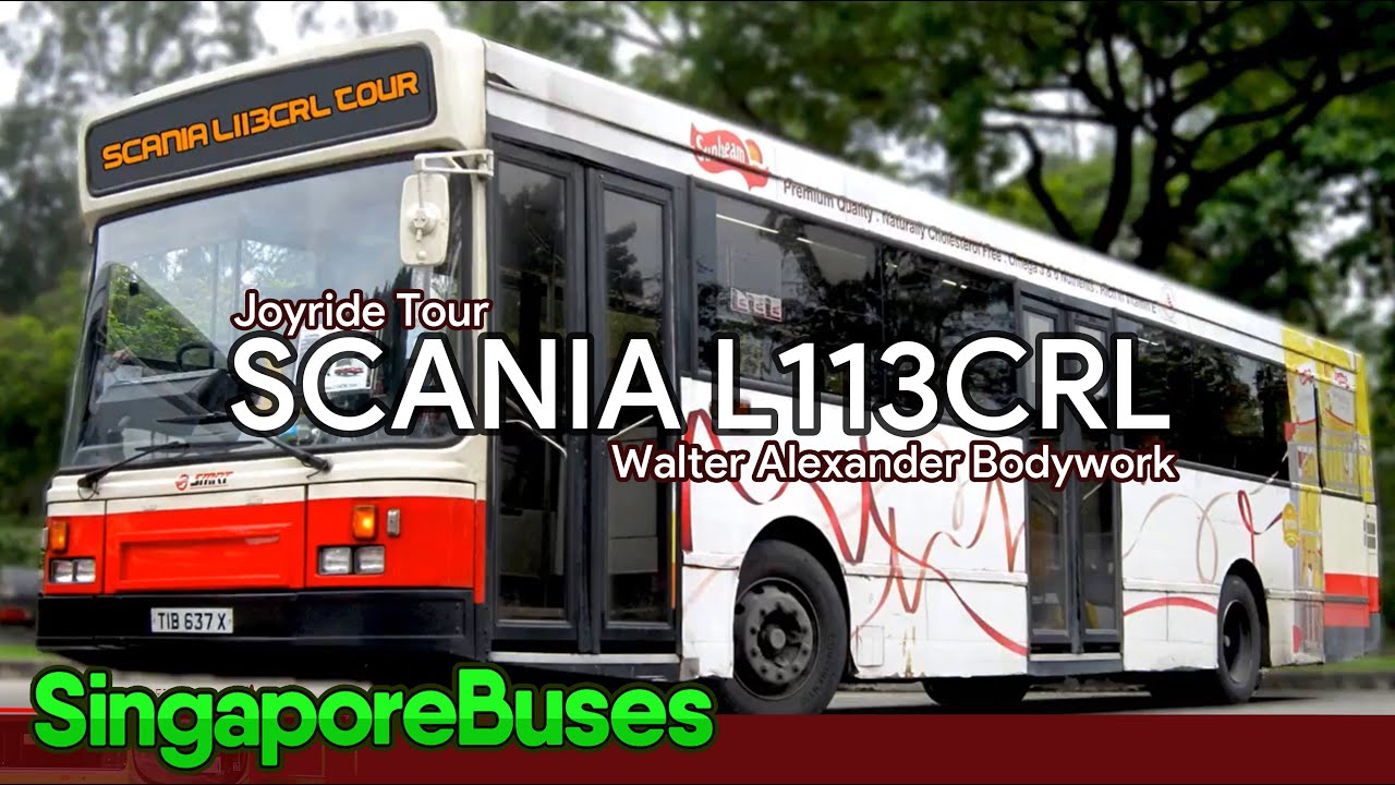 SHOWCASE: [SMRT] Scania L113CRL (Walter Alexander Strider) Joyride-Tour ...
