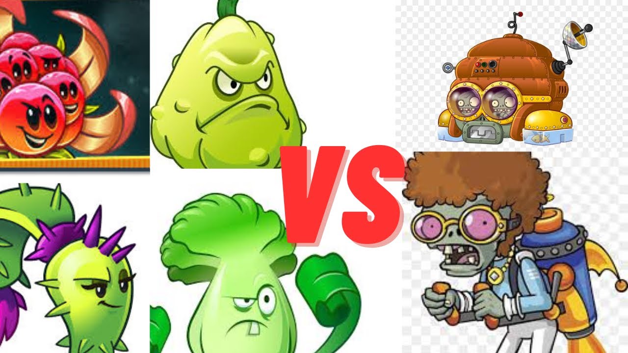 Plants Vs Zombies Powerfull Plants VS Far Future Zombies PVZ 2 Gameplay ...