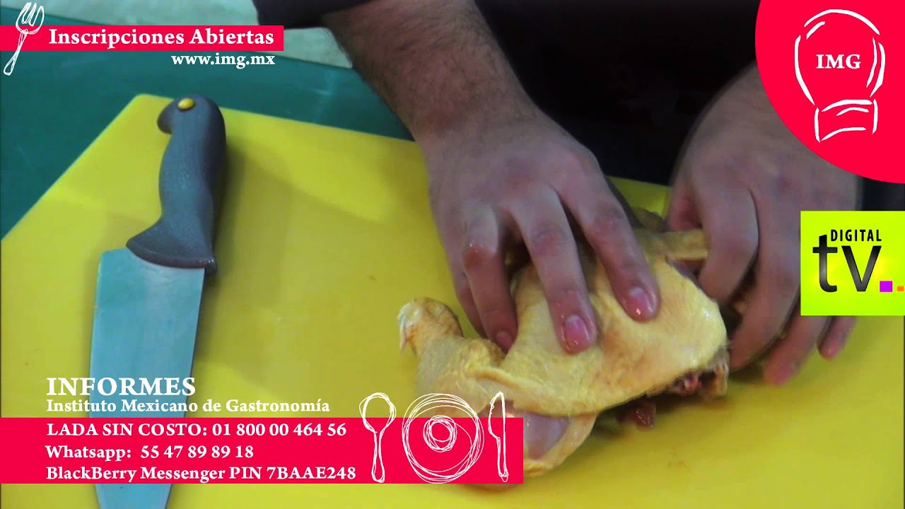 Aprende a deshuesar un pollo - YouTube