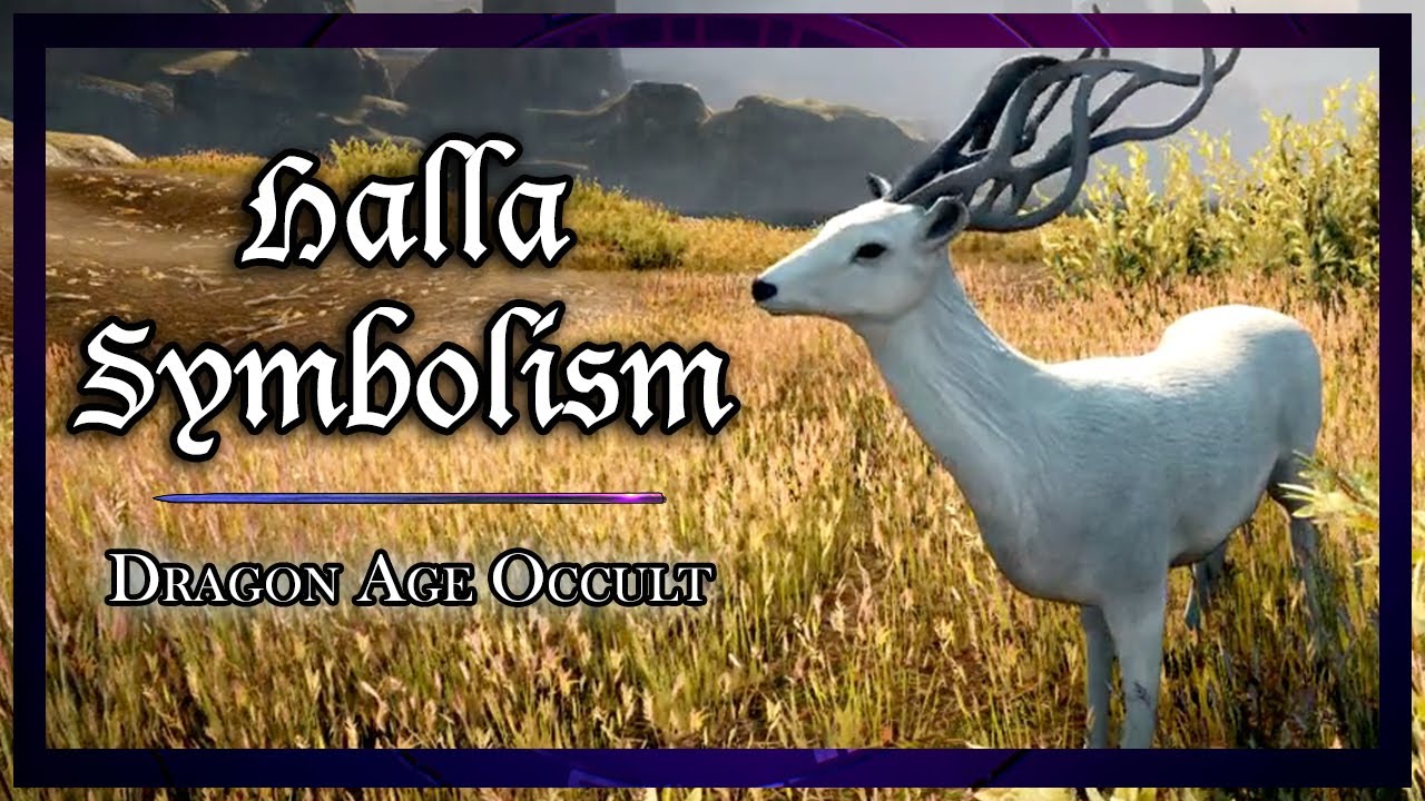 Symbolism of the Halla/Deer - Evanuris (Dragon Age 4 Lore & Occult Symbols) - YouTube