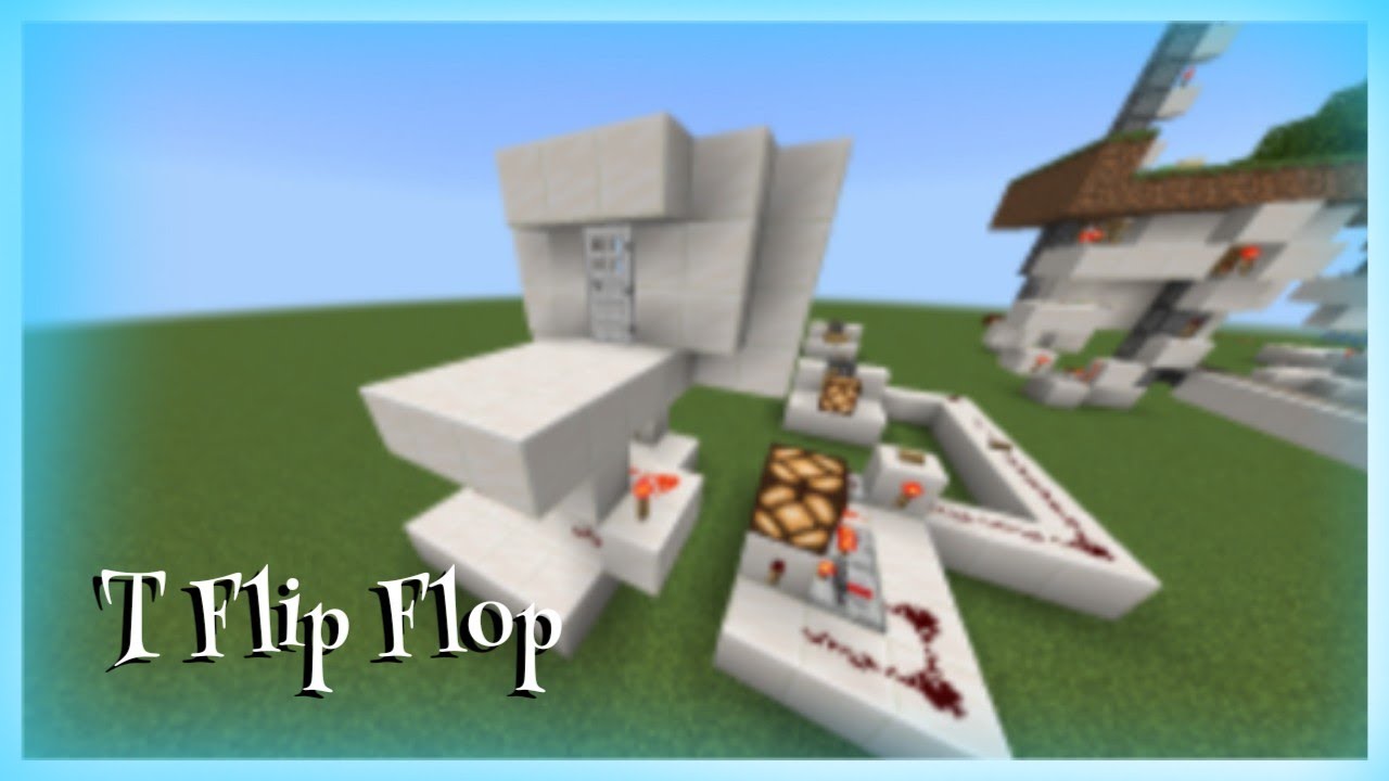 T Flip Flop | Minecraft Bedrock circuit | 1.19.41 - YouTube