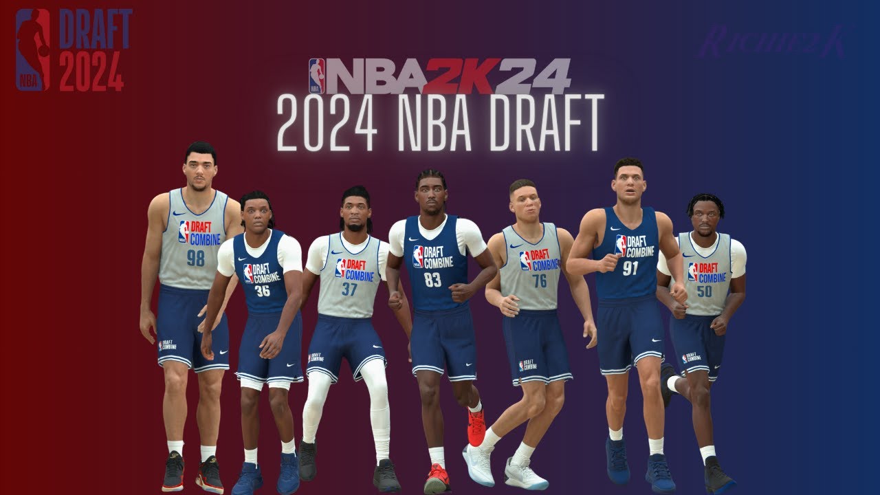Updated 2024 Draft Class for NBA 2k24 - YouTube