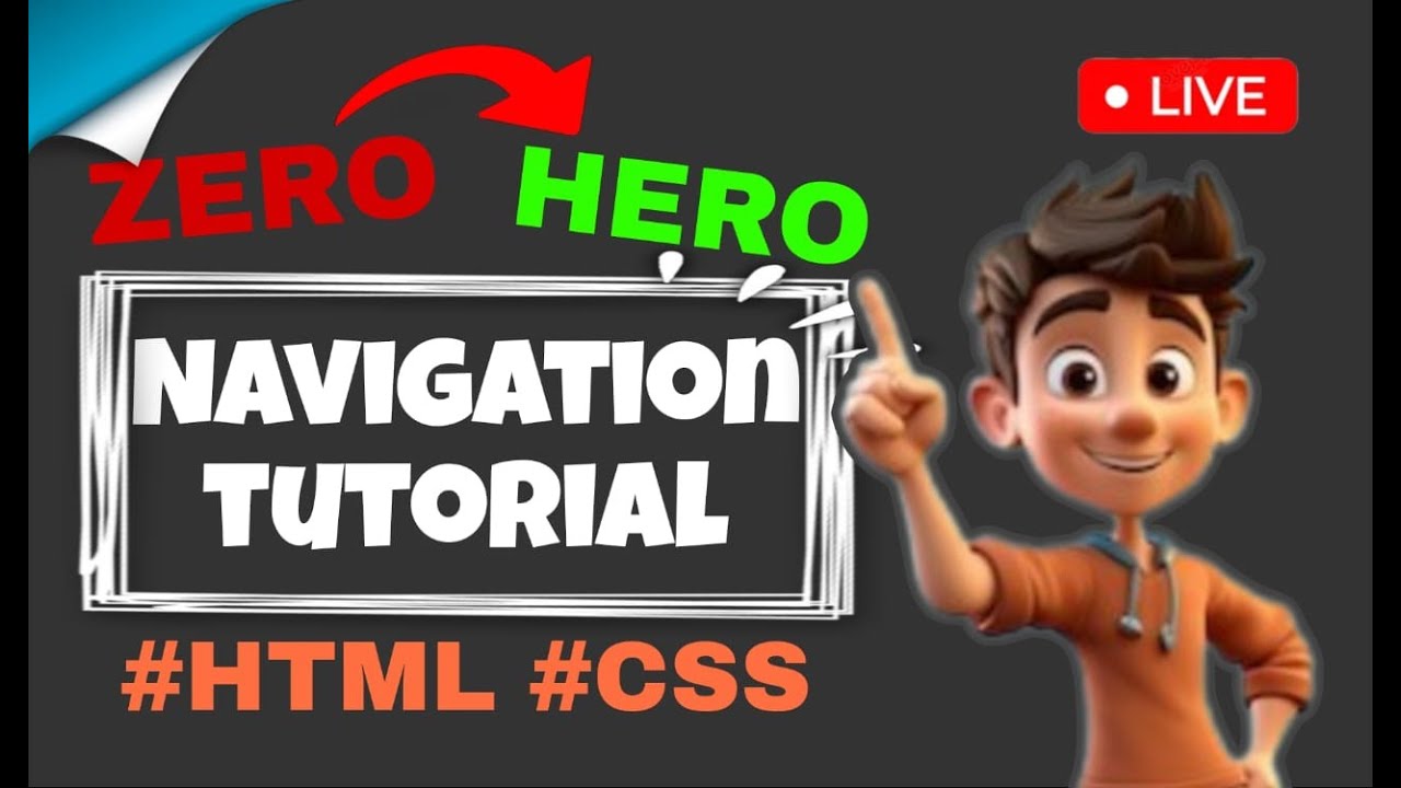 Wed Navigation From Basic Using Html Css Coding Htmlcoding Basic