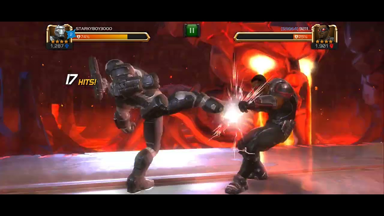 War Machine vs Falcon - YouTube