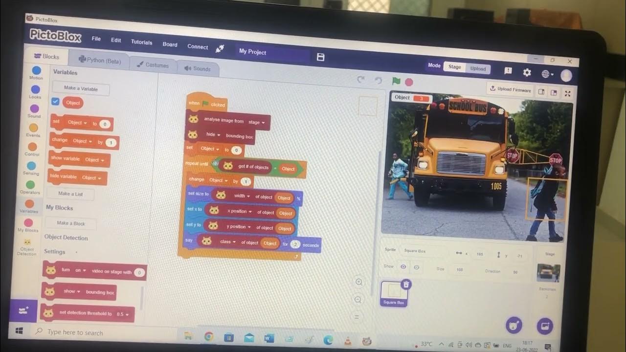 Object Detection using PictoBlox - YouTube